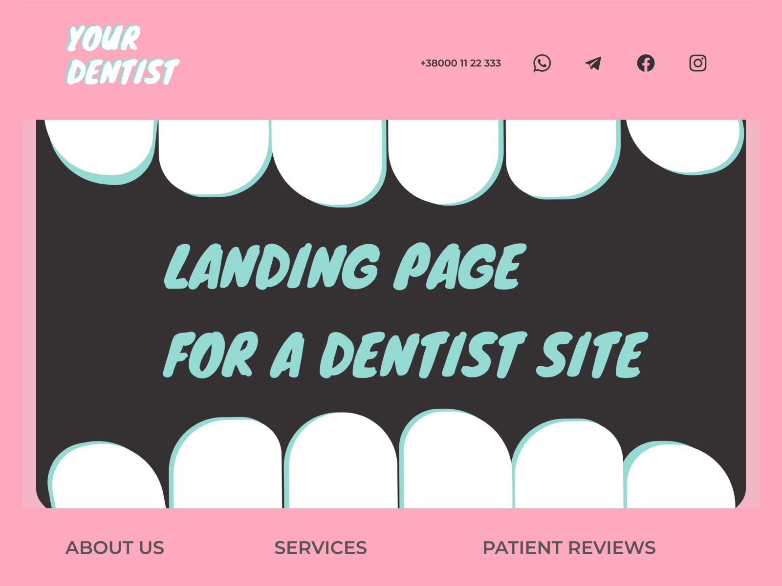Browse thousands of Dentist Site images for design inspiration | Dribbble