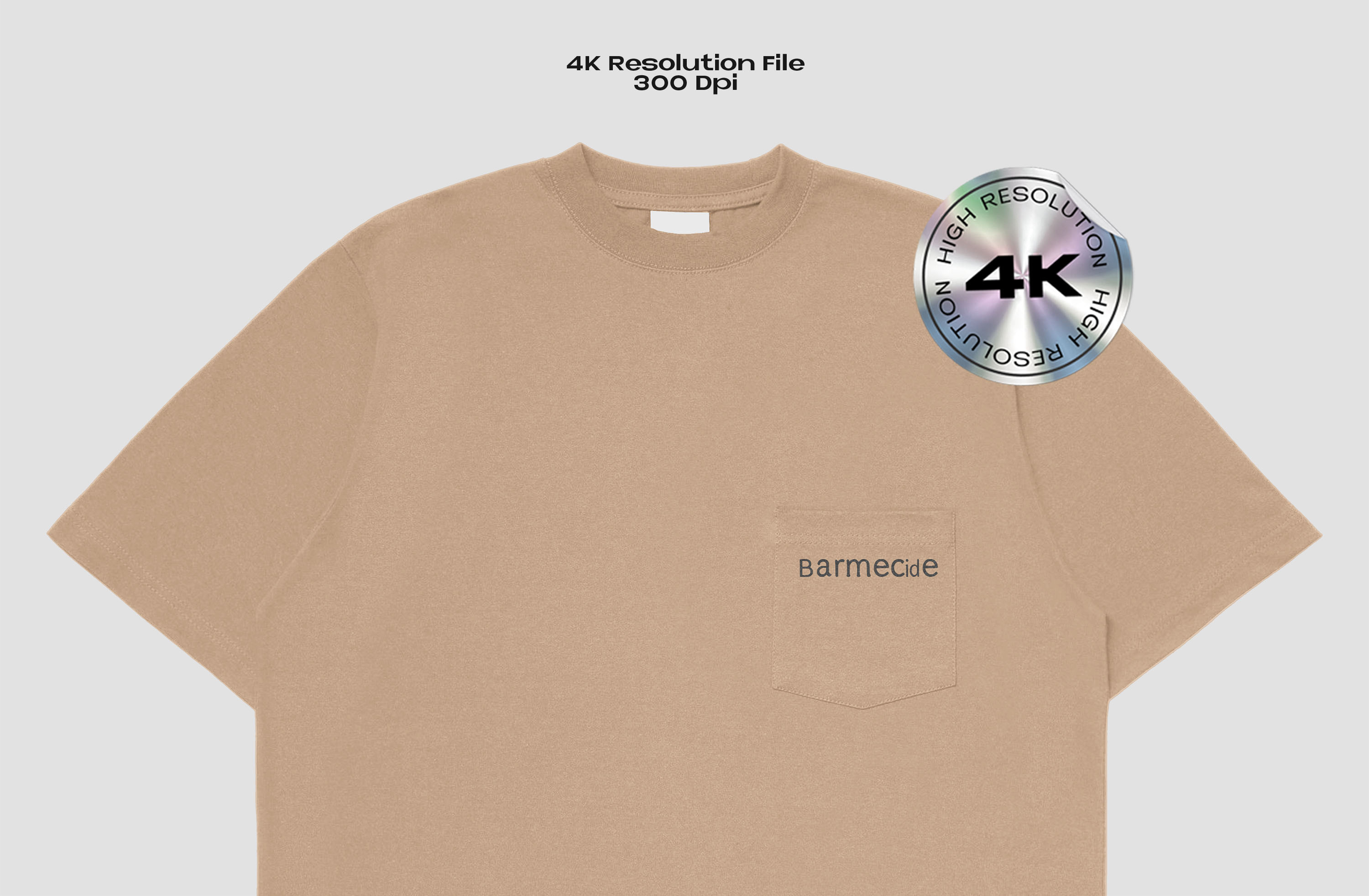 BOXY FIT POCKET T-SHIRT MOCKUP by Barmecide de Atelier on Dribbble