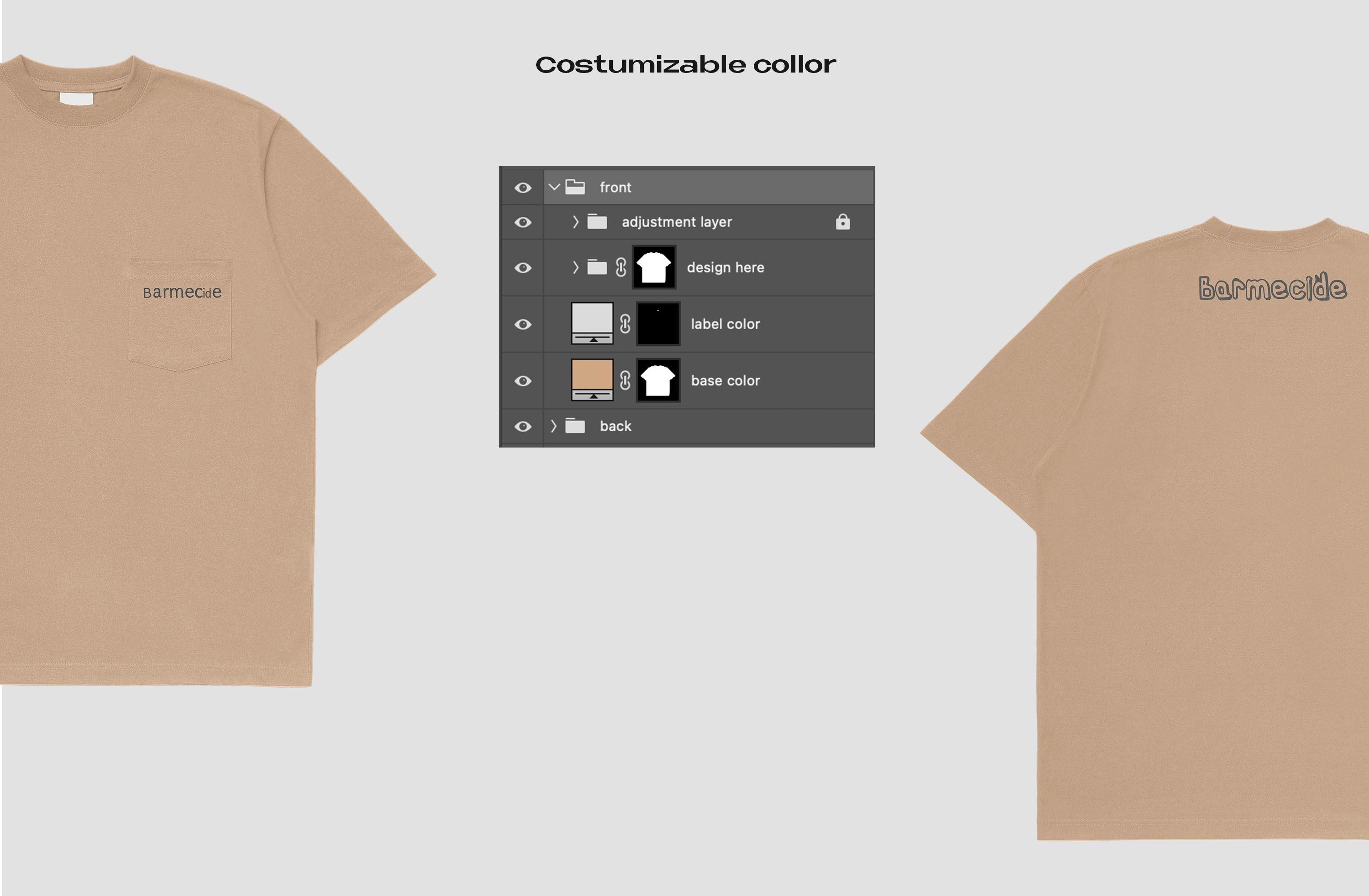 BOXY FIT POCKET T-SHIRT MOCKUP by Barmecide de Atelier on Dribbble