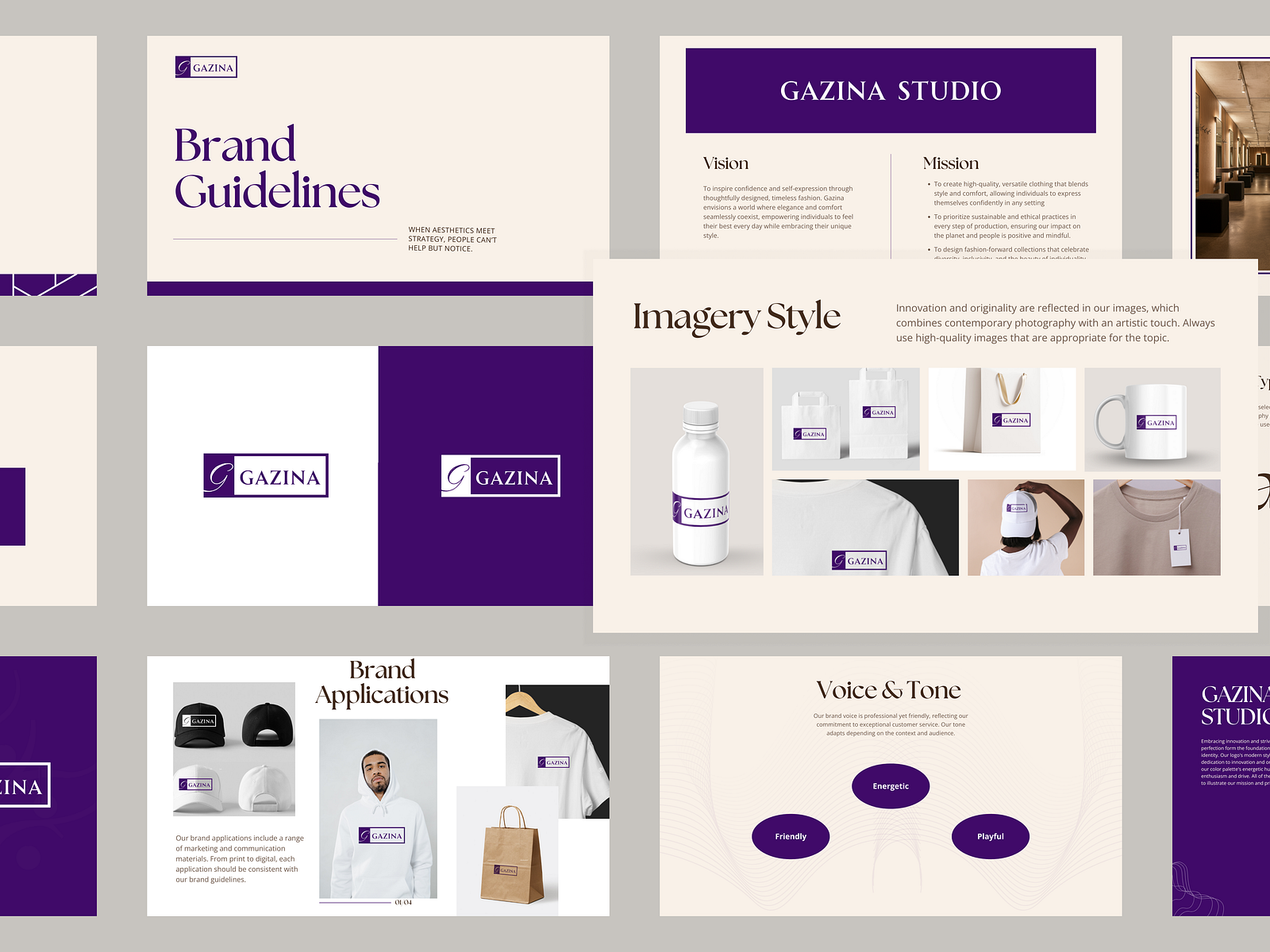 Gazina Brand Design by Emmanuel on Dribbble