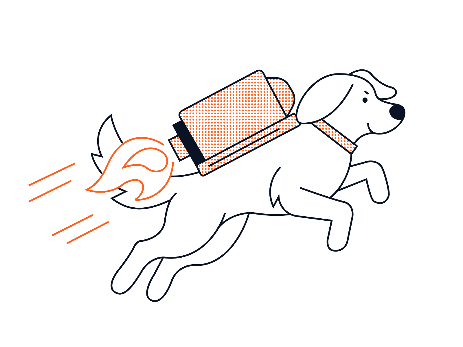 Jetpack Dog by Syara de Roo on Dribbble