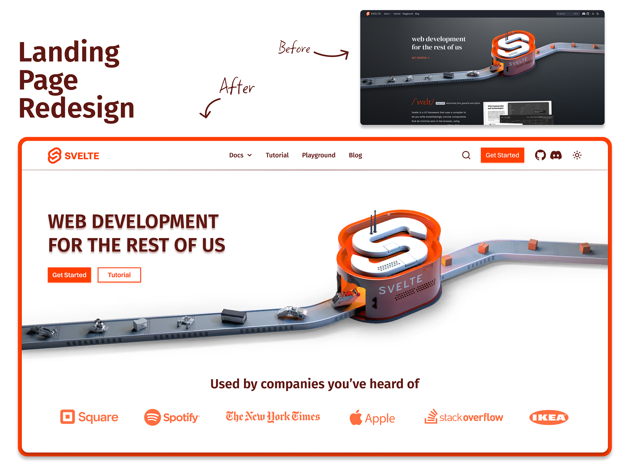 Svelte Landing Page Redesign by Pruthivi Thejan on Dribbble