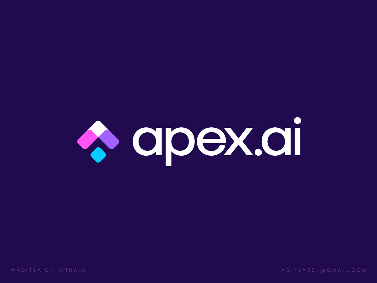 ai logo design - Apex.ai is an AI-based learning platform by Aditya ...