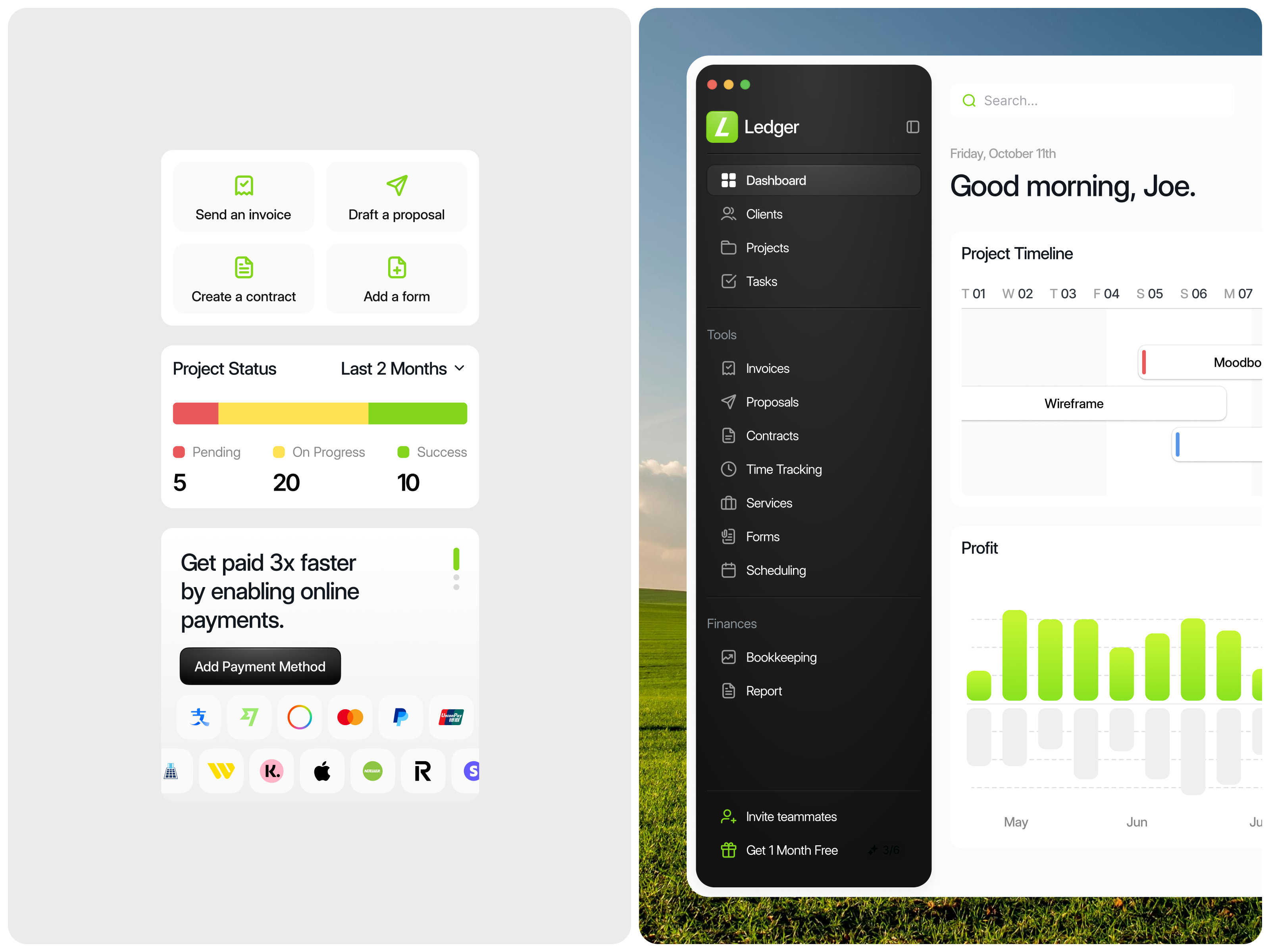 CRM Dashboard - Ledger by Rama Zuldi for Cansaas on Dribbble