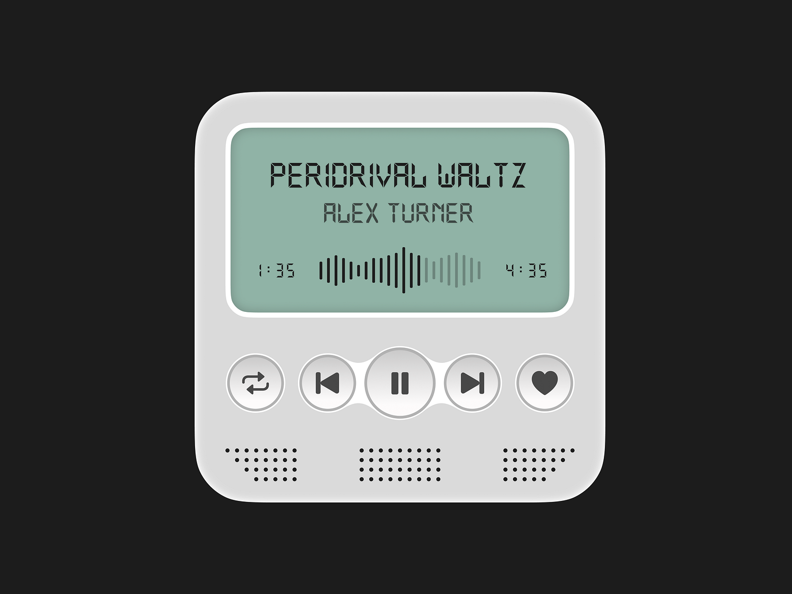 iOS Music Widget by Sasha on Dribbble