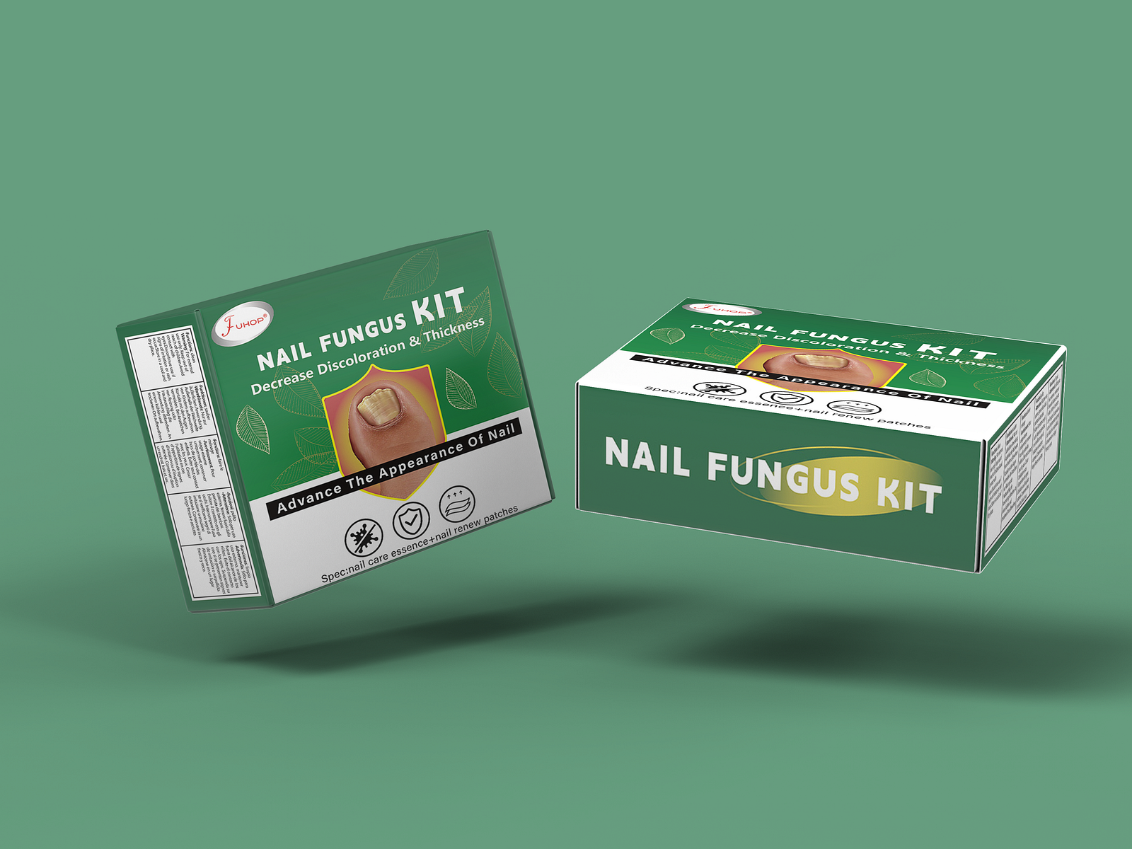 Nail Fungus Kit Artwork Carton Box Design by CG DESIGN 64 (Product ...