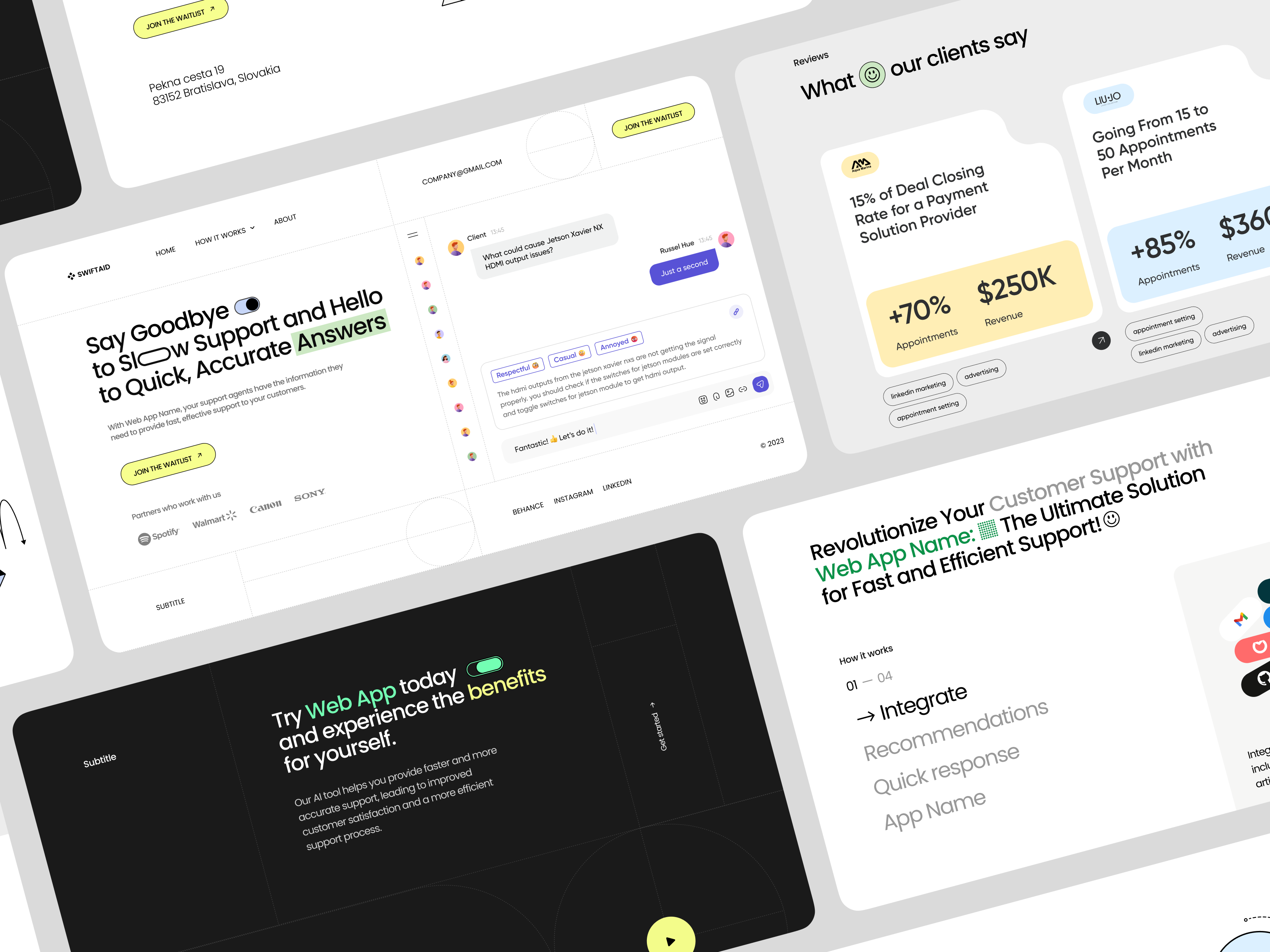 AI Chat Bot Landing Page by Levi Wilson for QClay on Dribbble