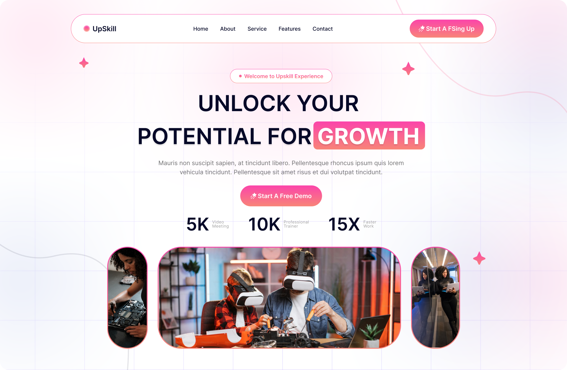 Design - Personal Growth Website Hero Section by Saiful Islam on Dribbble