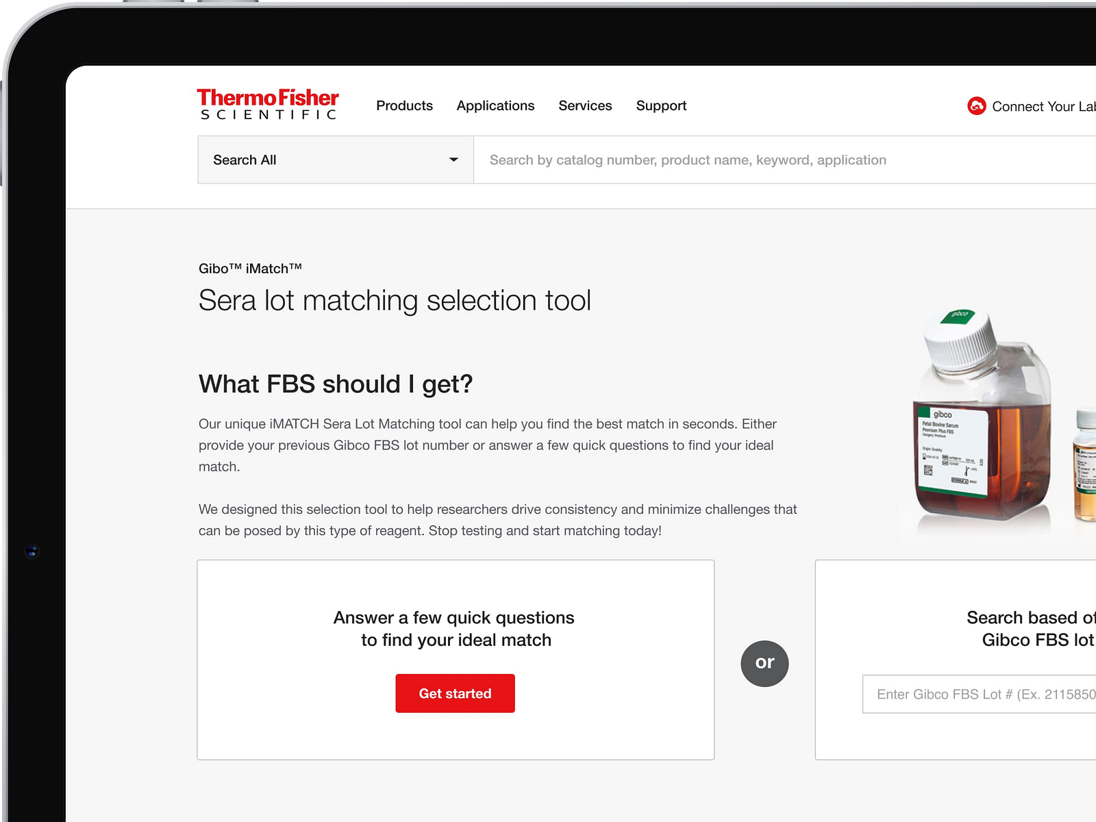 iMATCH™ Sera Lot Matching Tool by Matt Roxo on Dribbble