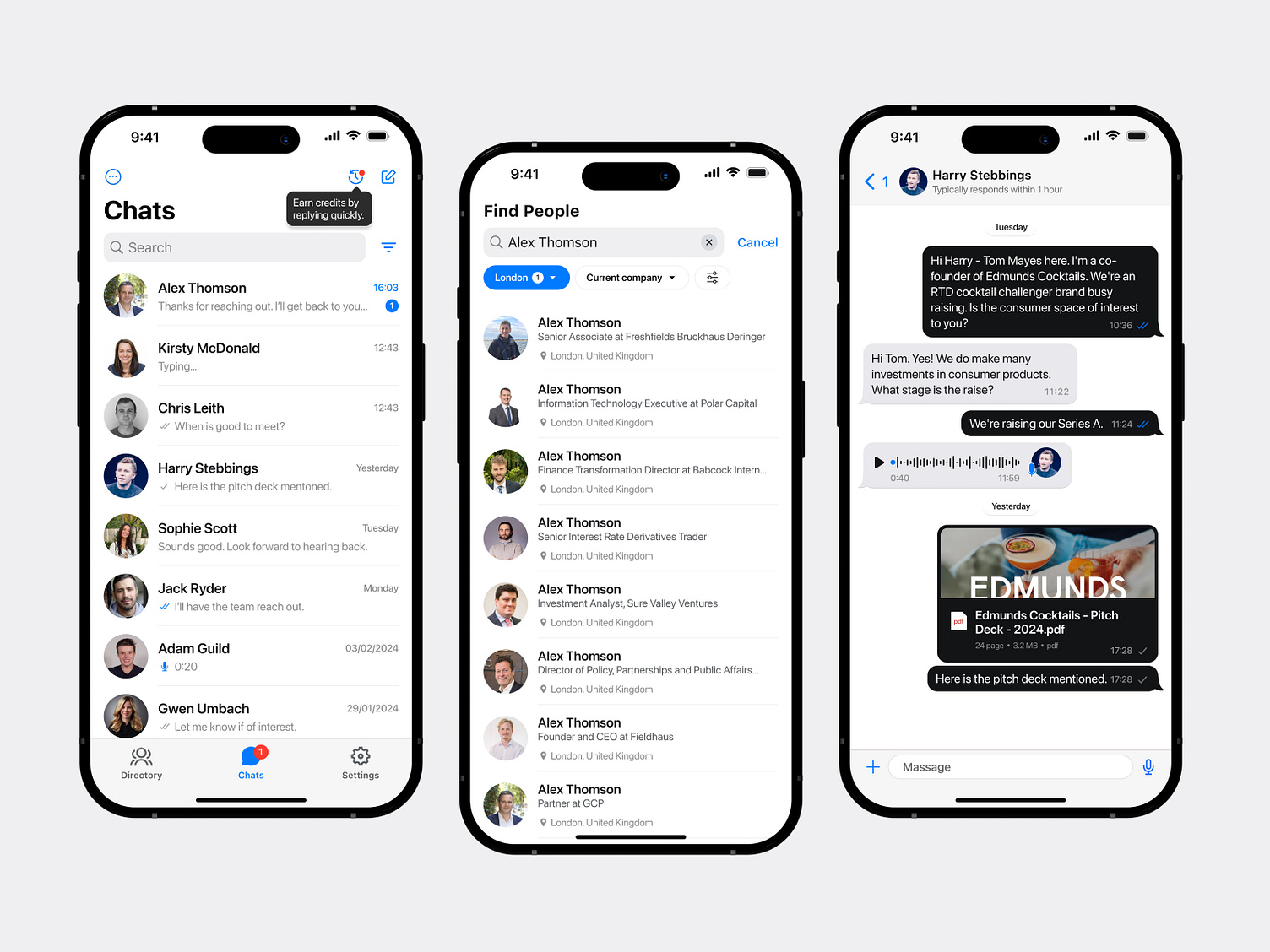 Message Mobile Application by Shahid Miah UI UX Designer for Wavespace - UI/UX Design Agency on ...