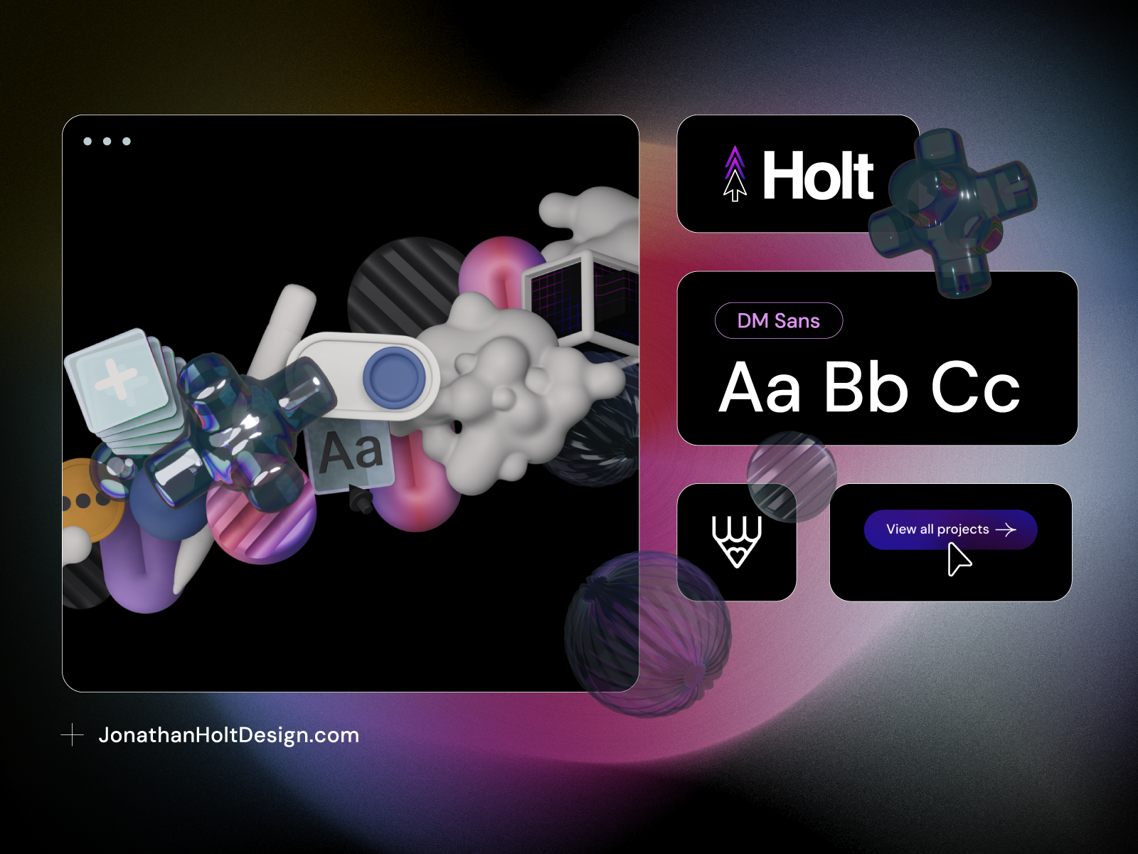 New portfolio website - Jonathan Holt by Jonathan Holt on Dribbble