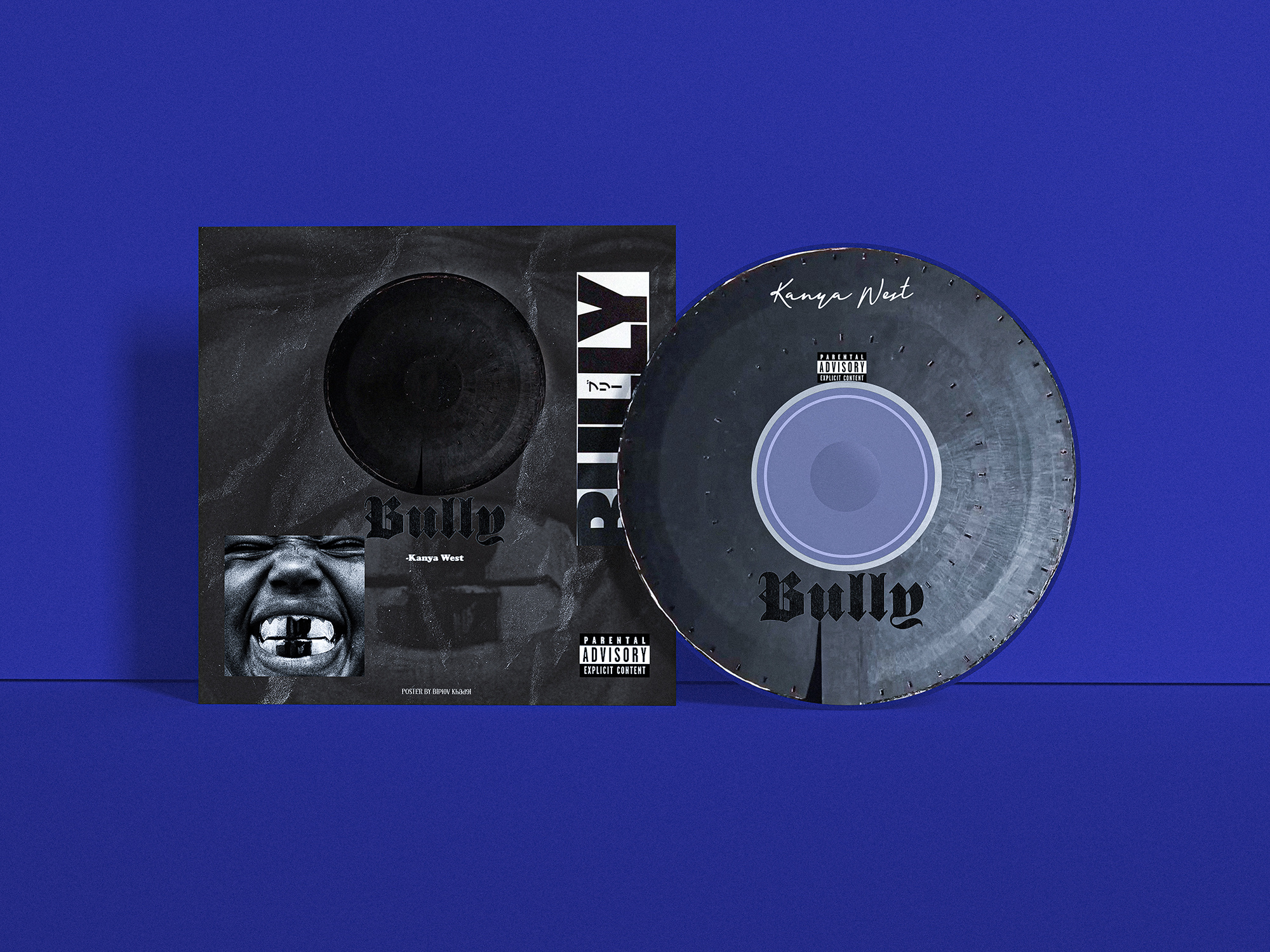 Kanye West "Bully" Album & CD Mockup Design by Biplov Khadgi on Dribbble