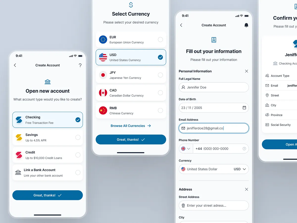 Browse thousands of Create Account UI Mobile images for design ...
