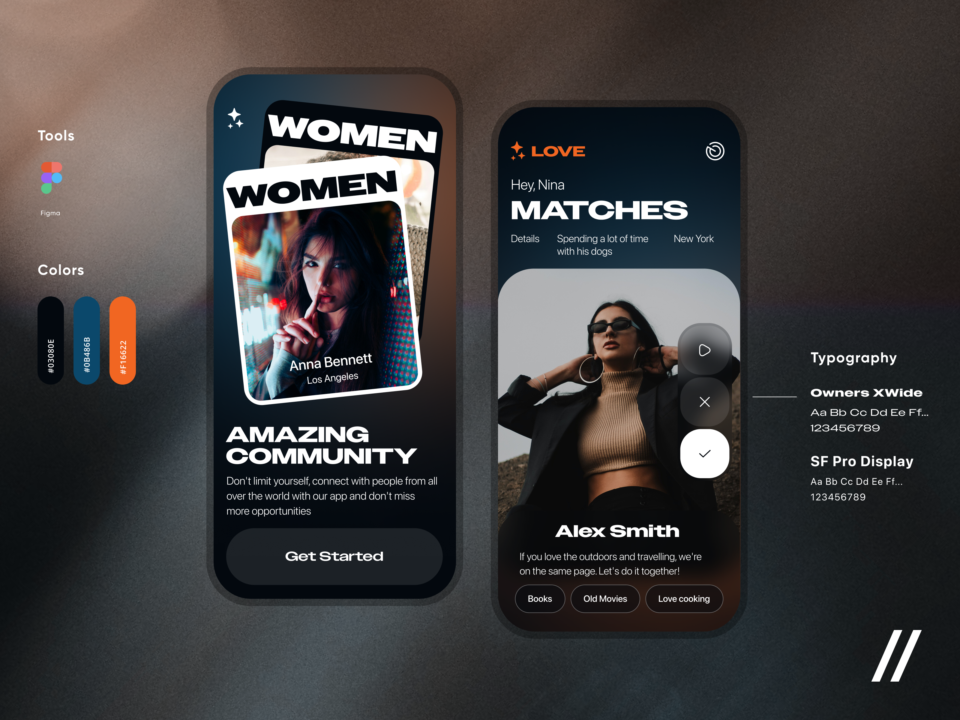 Dating Mobile iOS App Design Concept by Kristina Taskaeva for Purrweb ...