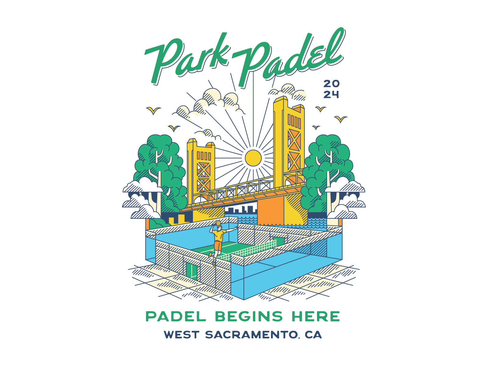 Park Padel: Merchandise by Muhammad Bagus Prasetyo for Skilline Design ...