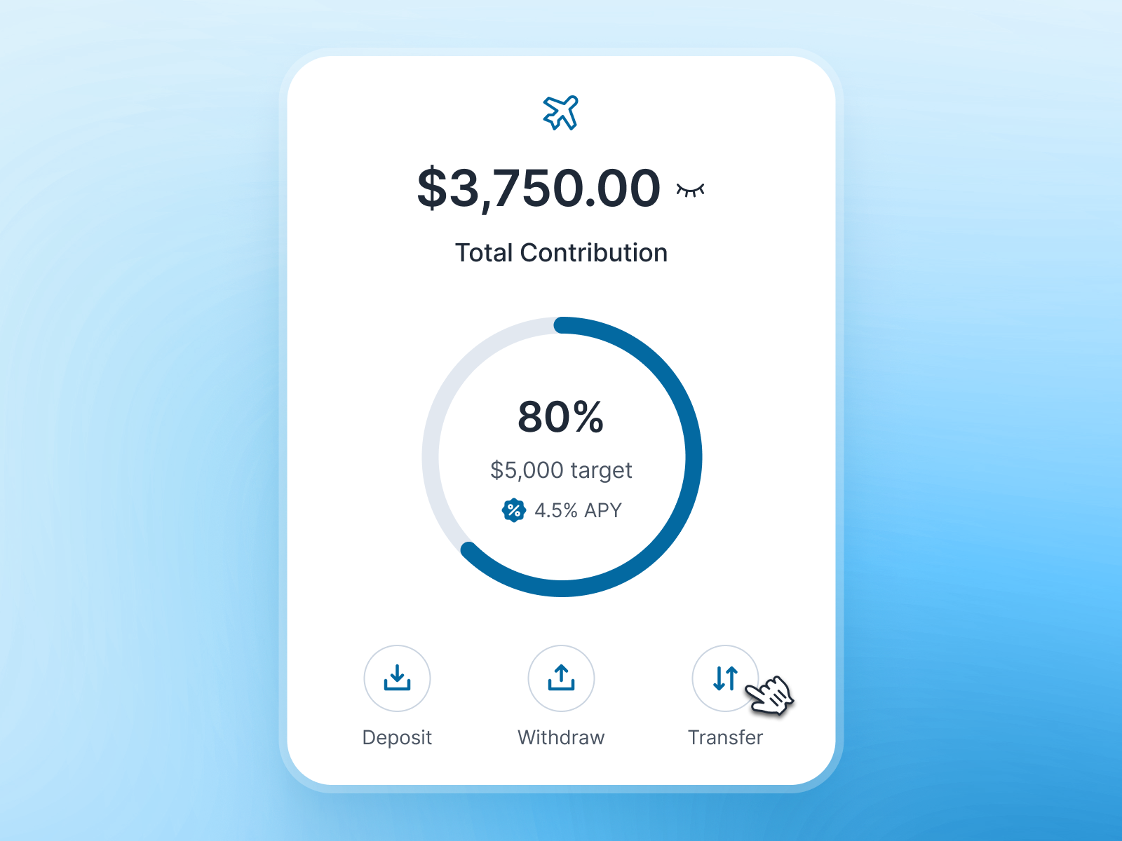 swiftbank: AI Digital Banking Payment App - Saving Pot Progress by finterface on Dribbble