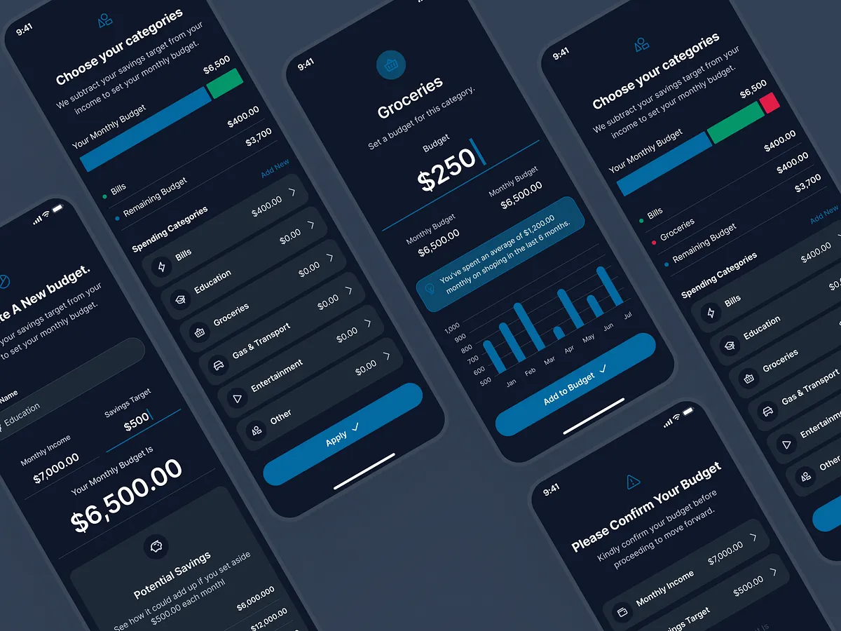 Budget App designs, themes, templates and downloadable graphic elements ...