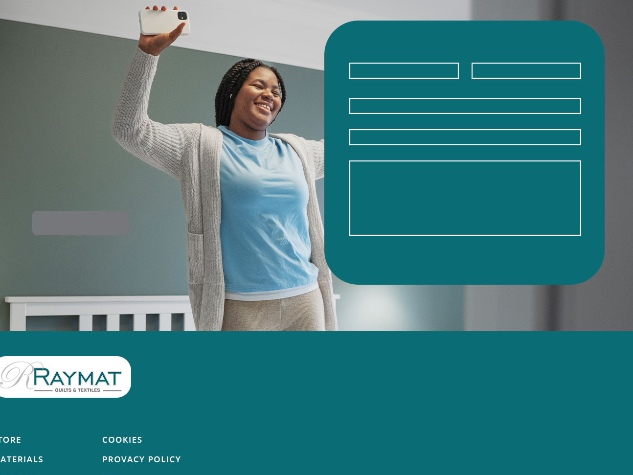 Raymat Textiles Product Page Design by Shahzeb Awan on Dribbble