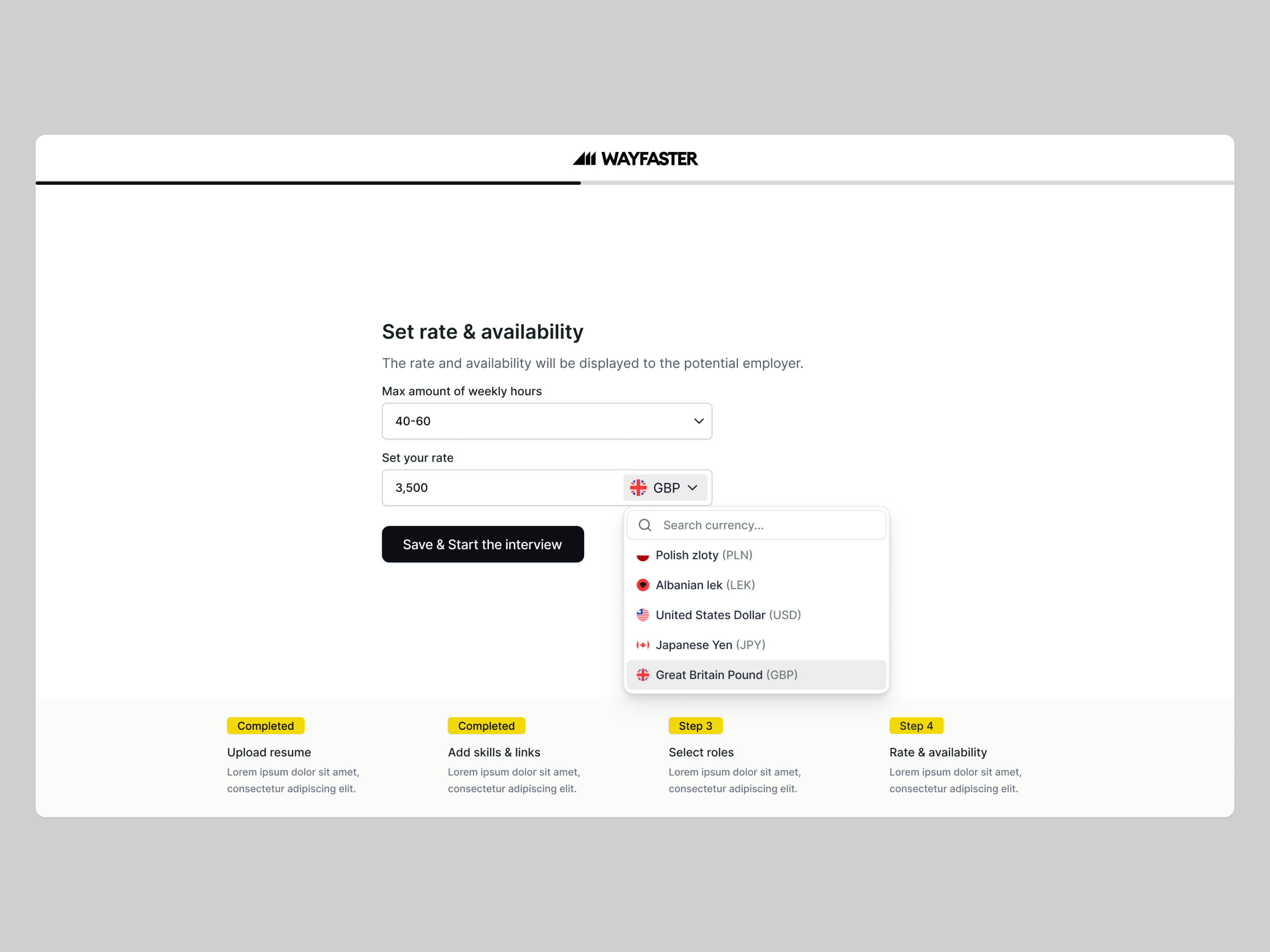 Candidate Application designs, themes, templates and downloadable ...