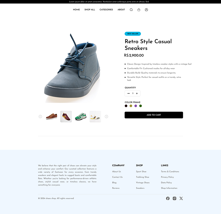 Product Details Page Design | Ecommerce-Product Details Page by Rabin ...