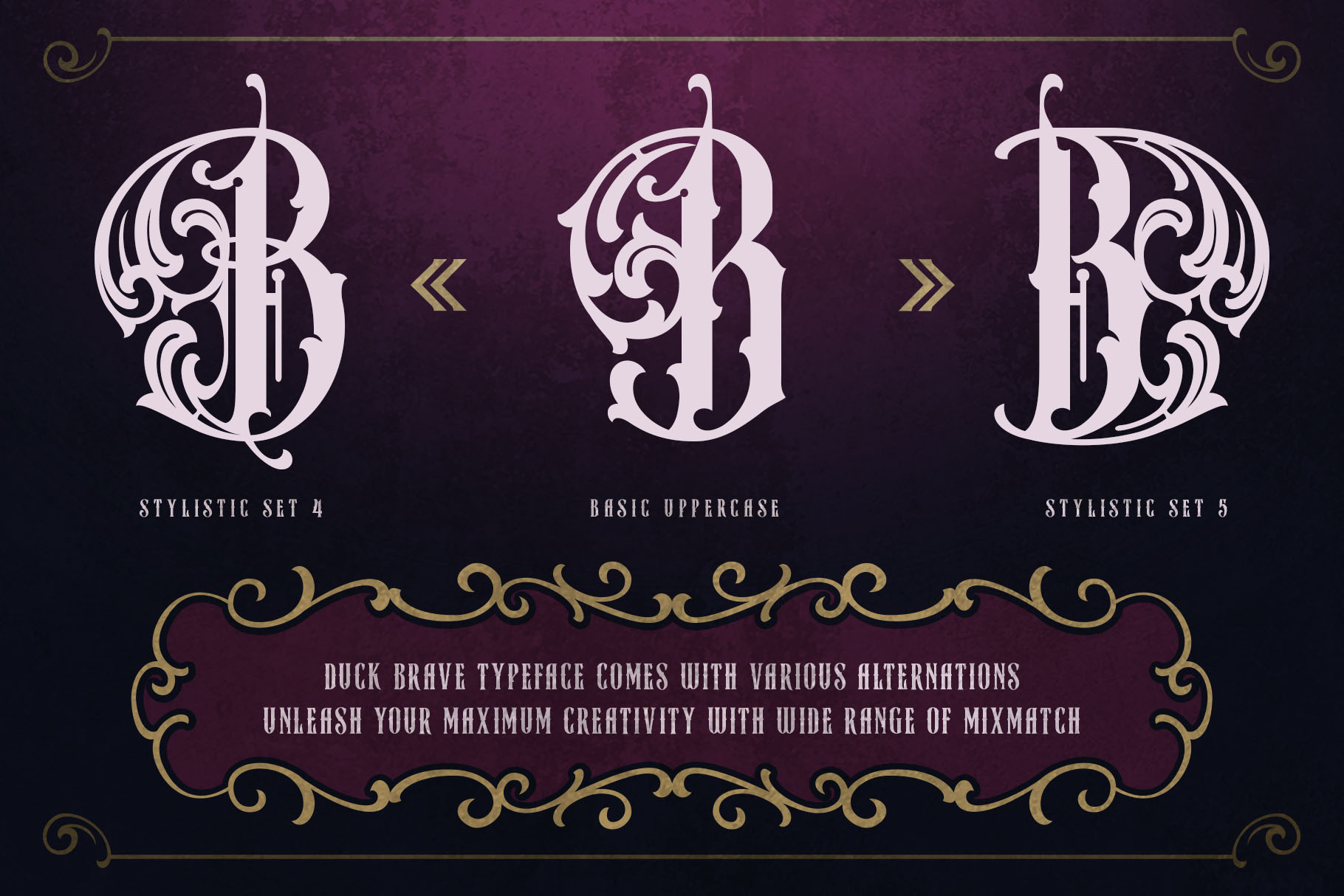 Duck Brave Victorian Typeface by alit design studio on Dribbble