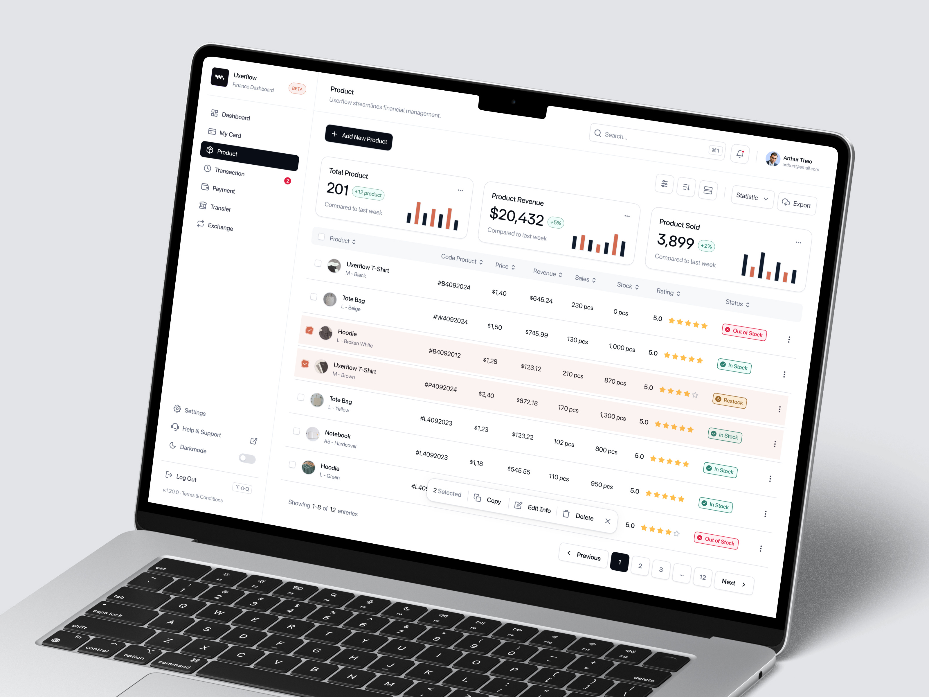 Product List - UI Design by Uxerflow UI/UX for Uxerflow on Dribbble