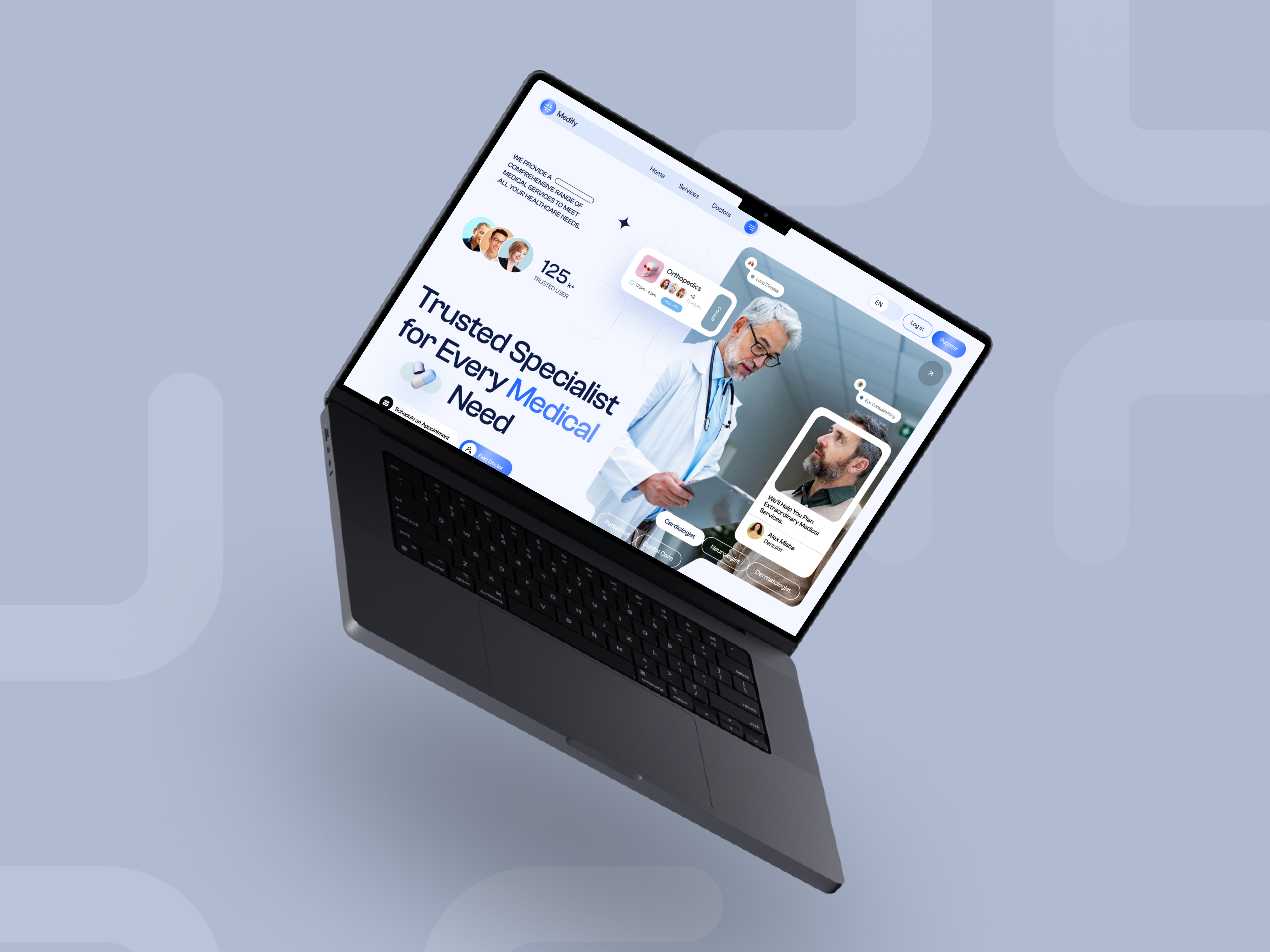 Modern Medical Website Design: for Healthcare by Madhu Miah on Dribbble