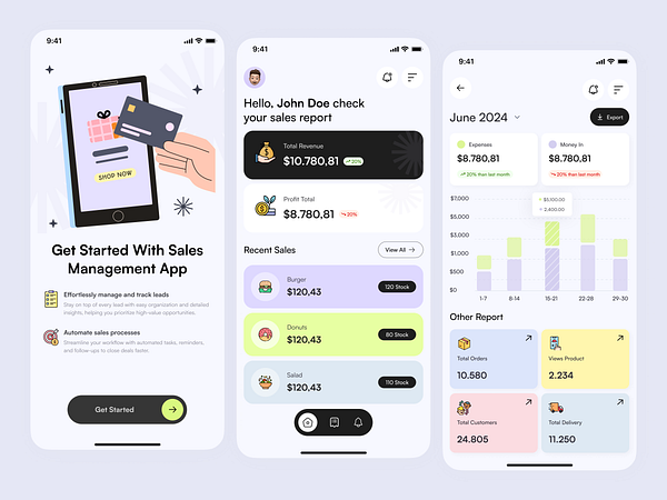 Sales Management Saas Mobile App by Ailsa Salsabila for Orenji Studio ...