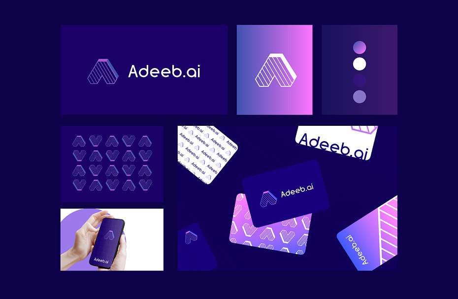Adeeb Logo design by Marina Gergis on Dribbble