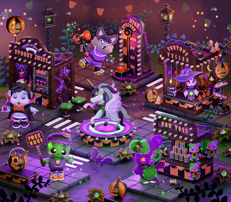 Spooky Carnival by P.S. Blender on Dribbble
