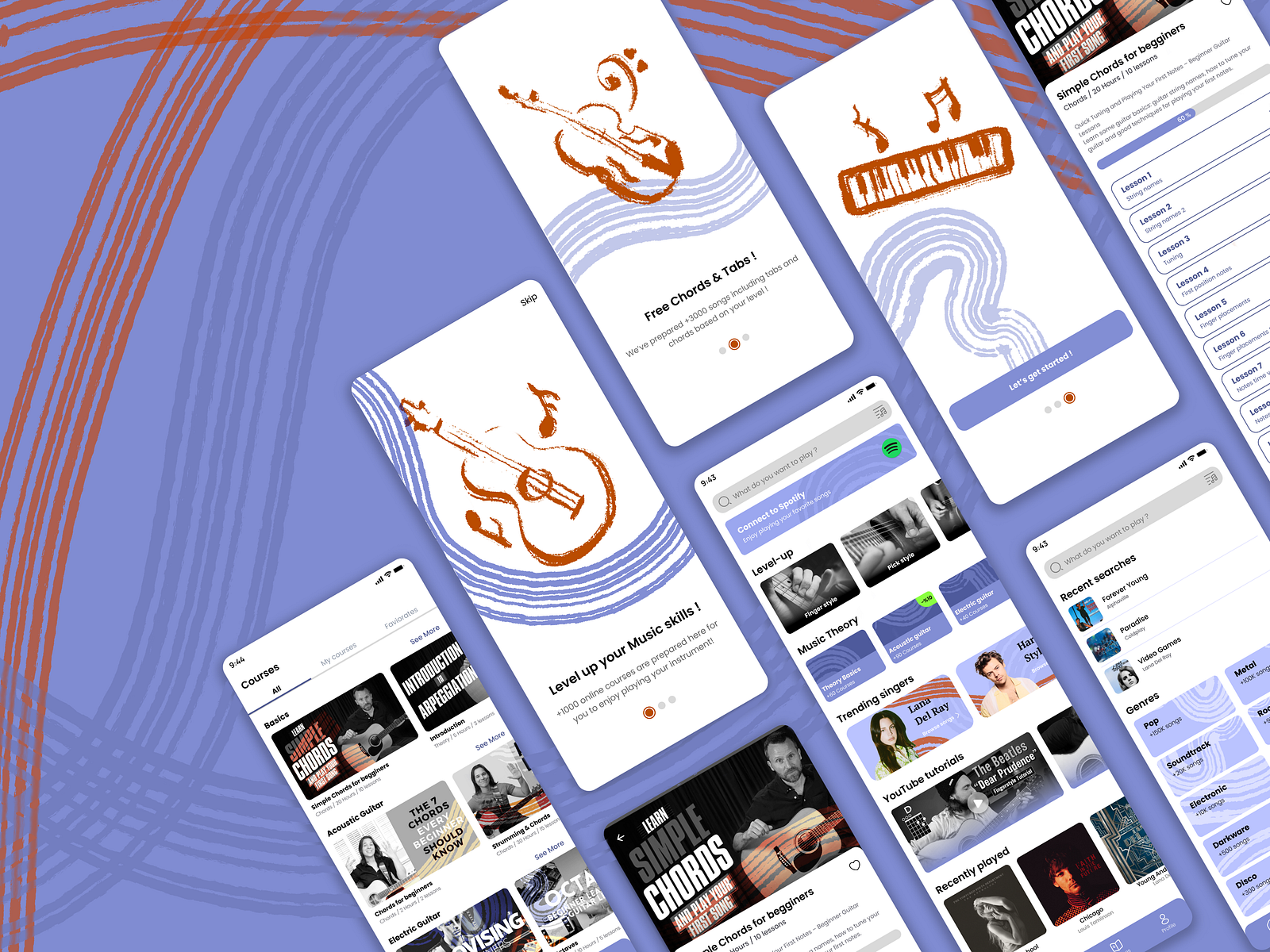 Music Learning App by Sara Javidani on Dribbble