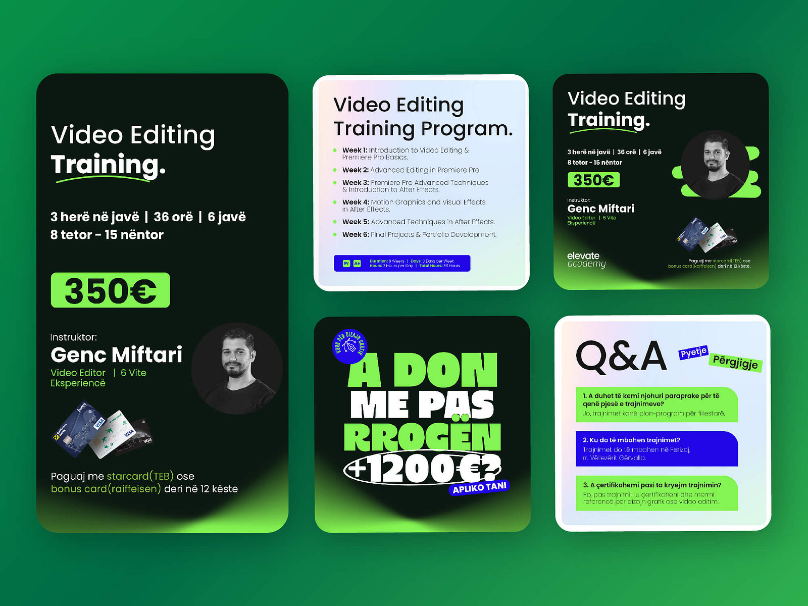 Academy🚀Social Media Posts by Agon Halili on Dribbble