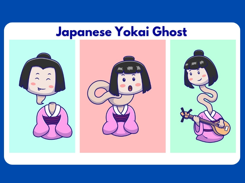 Japanese Yokai Ghost by Menjiwai Pool on Dribbble