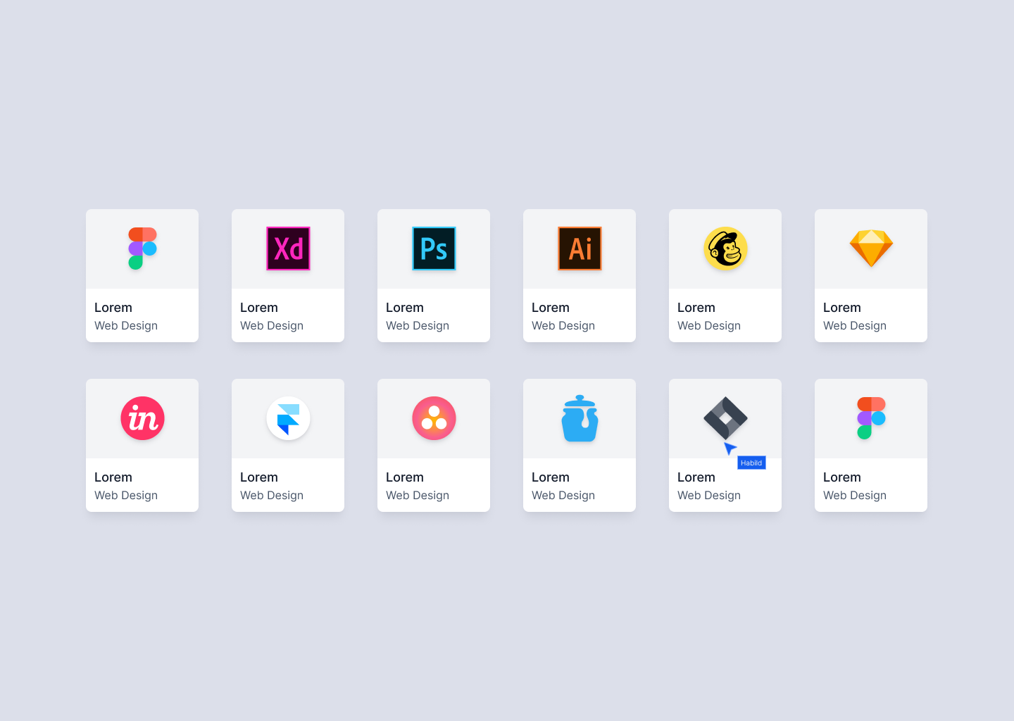 Showcasing Technology Stack UI by Ahmad Majid on Dribbble