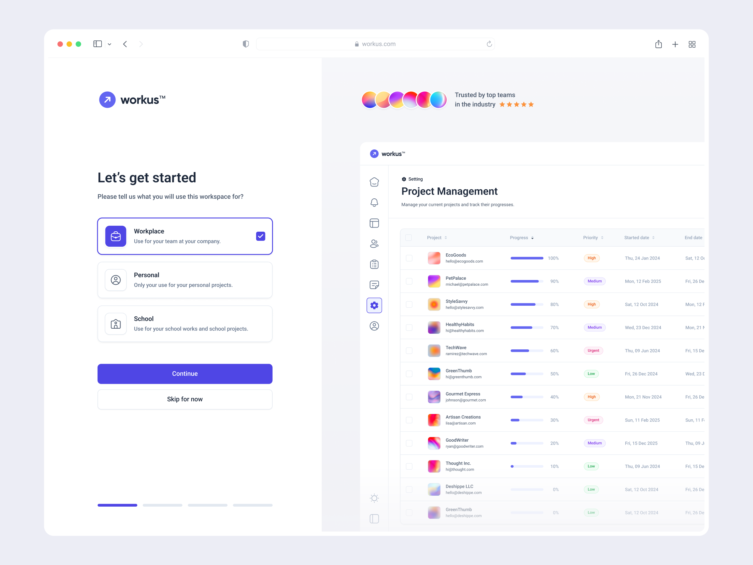 Workspace Onboarding by Louis Nguyen on Dribbble