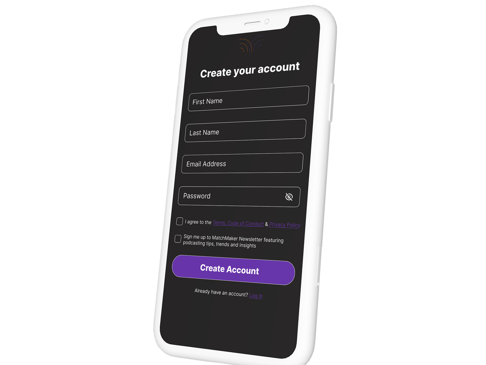 Dating app sign up page by Doris Egwudobi on Dribbble