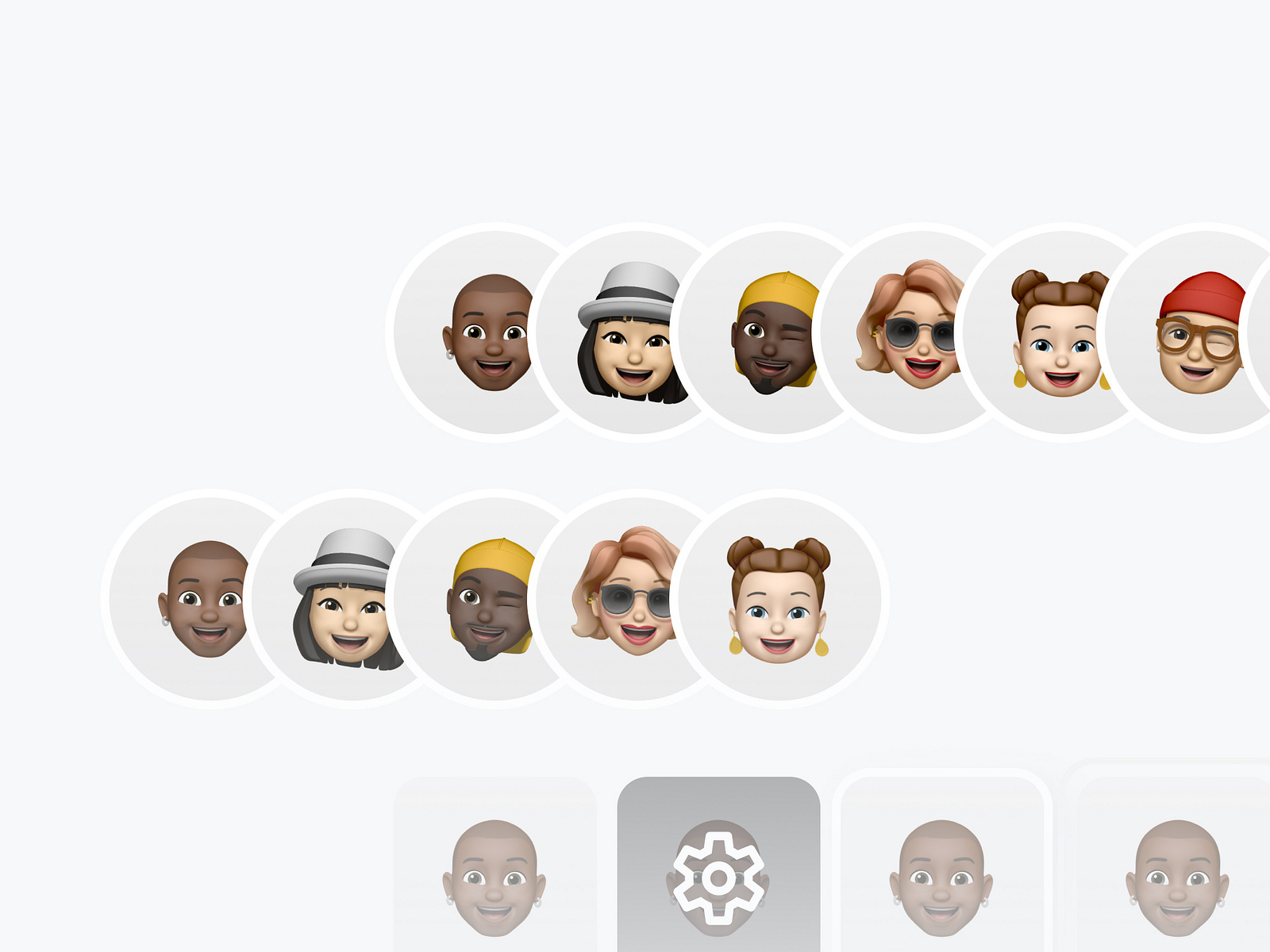 Avatars UI Component by Juan Buitrago on Dribbble