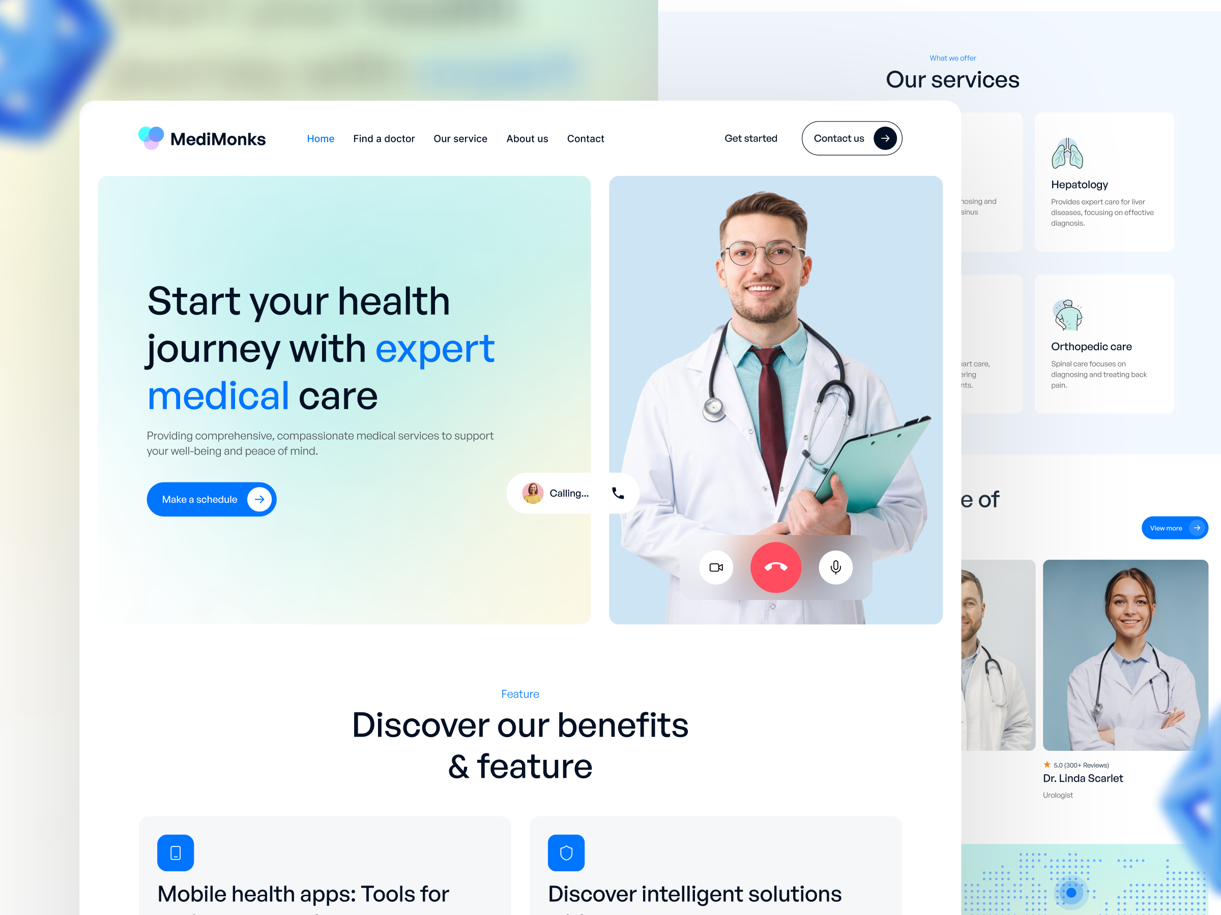 Healthcare Website UI Design | Medimonks by Design Monks - UX UI | Web ...