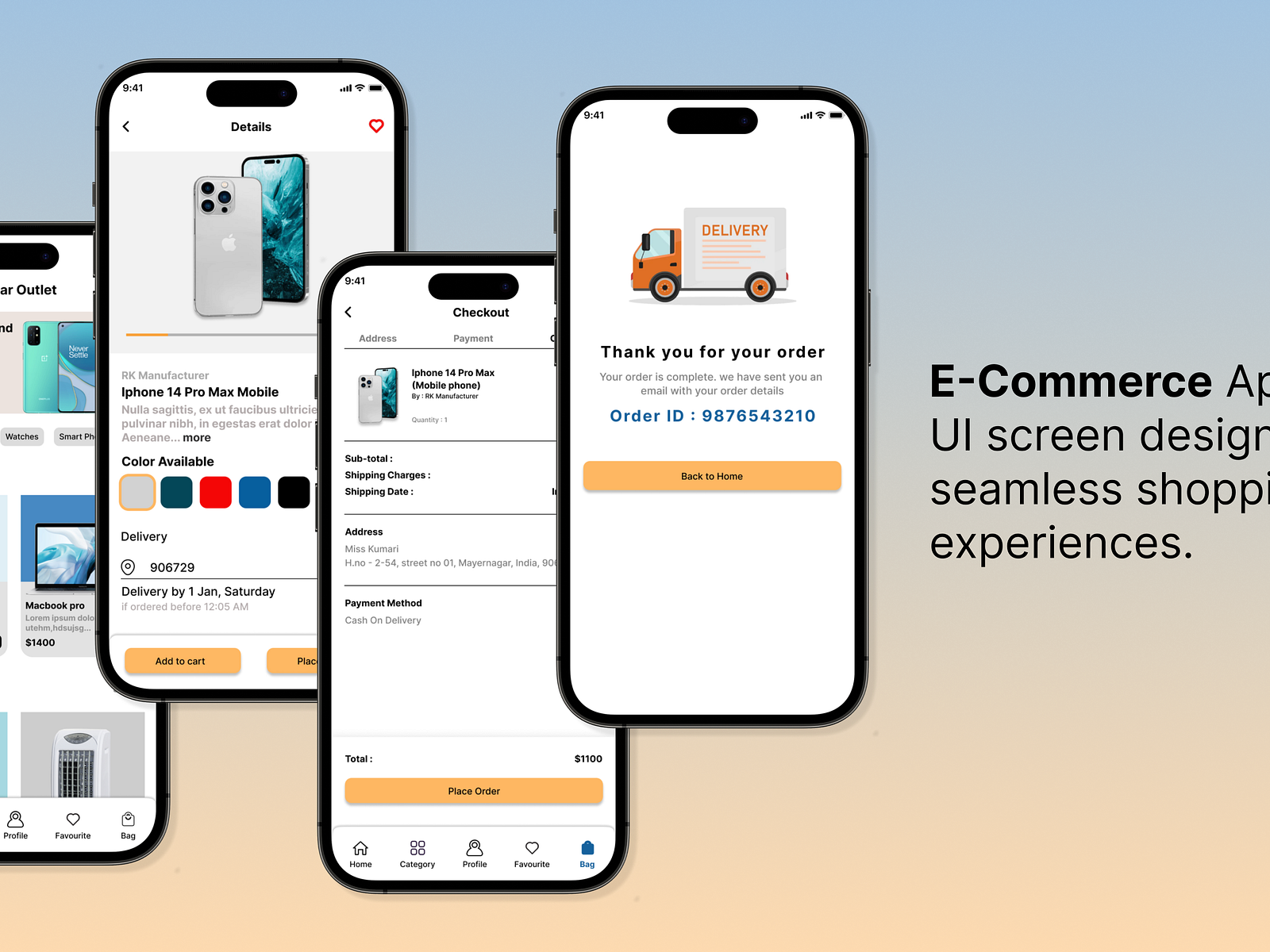 E-commerce Home screen by Rittik Kumar on Dribbble