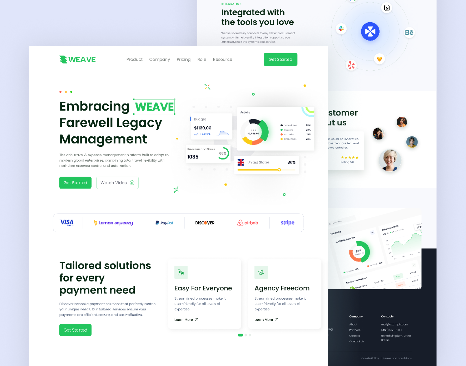 Financial - Landing Page by Md Fardin Irfan Rifat 🟢 on Dribbble