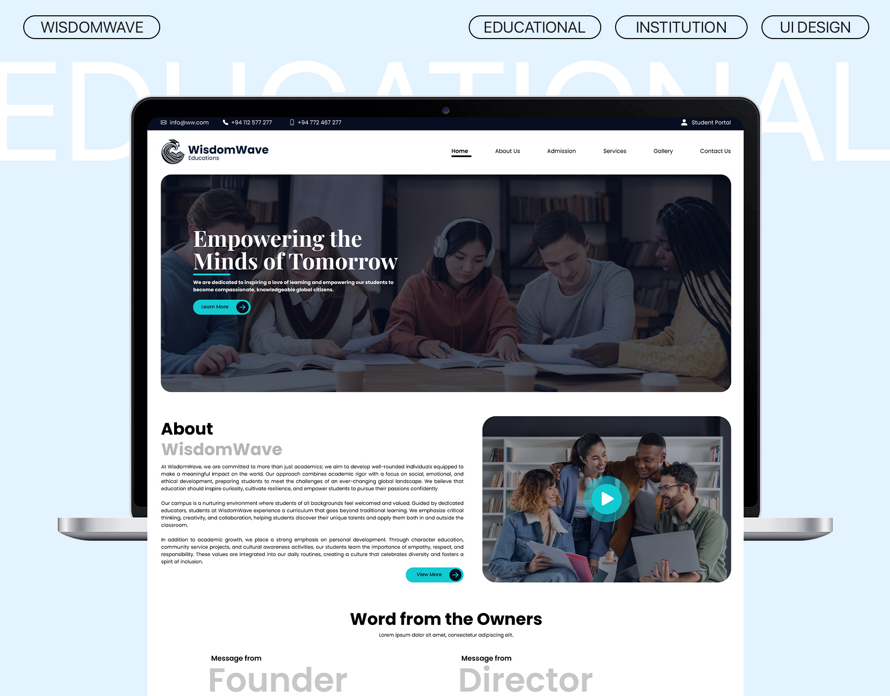 Institute Website designs, themes, templates and downloadable graphic ...