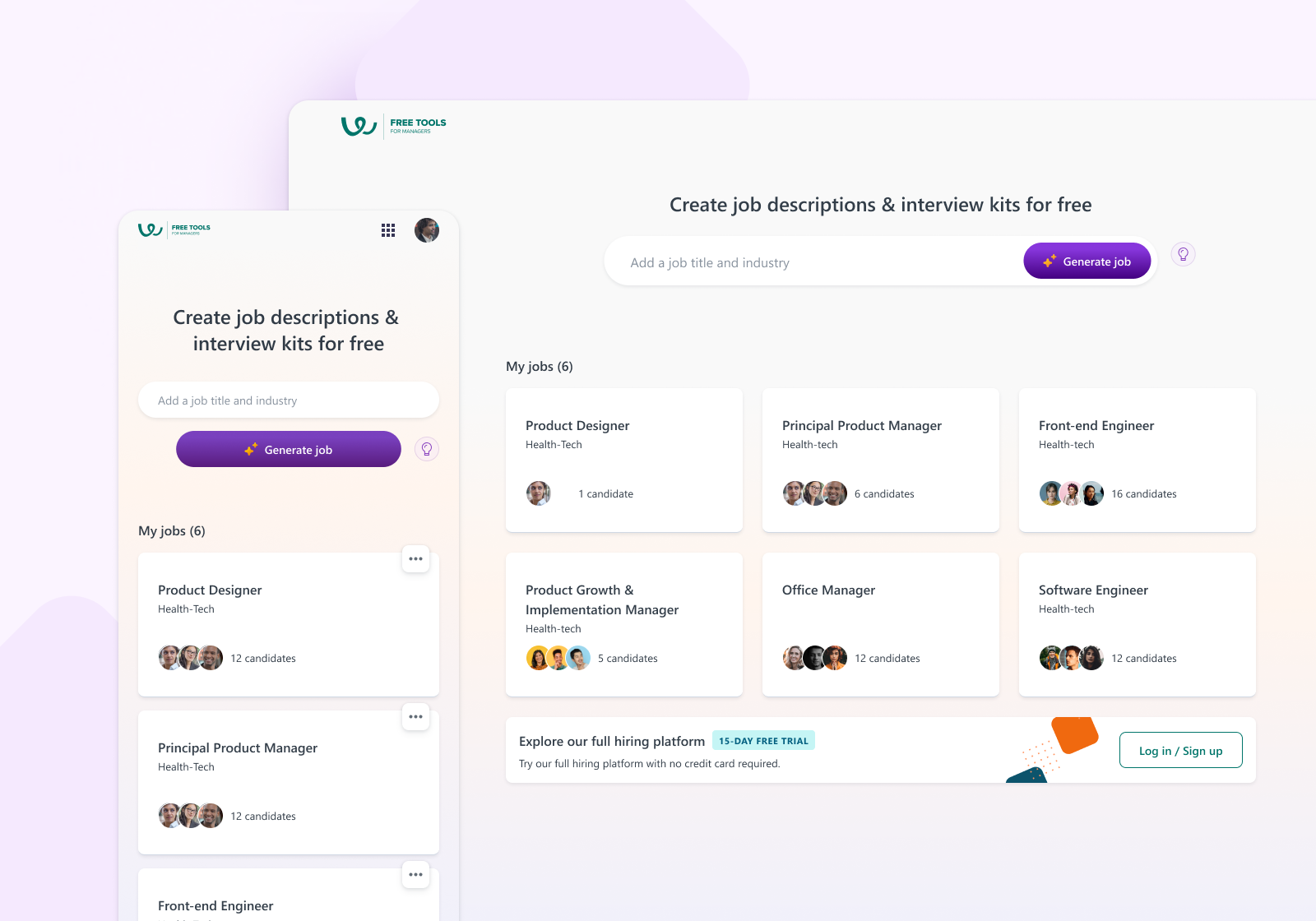 Free Tools — Workable by Marios Natsos for Workable on Dribbble