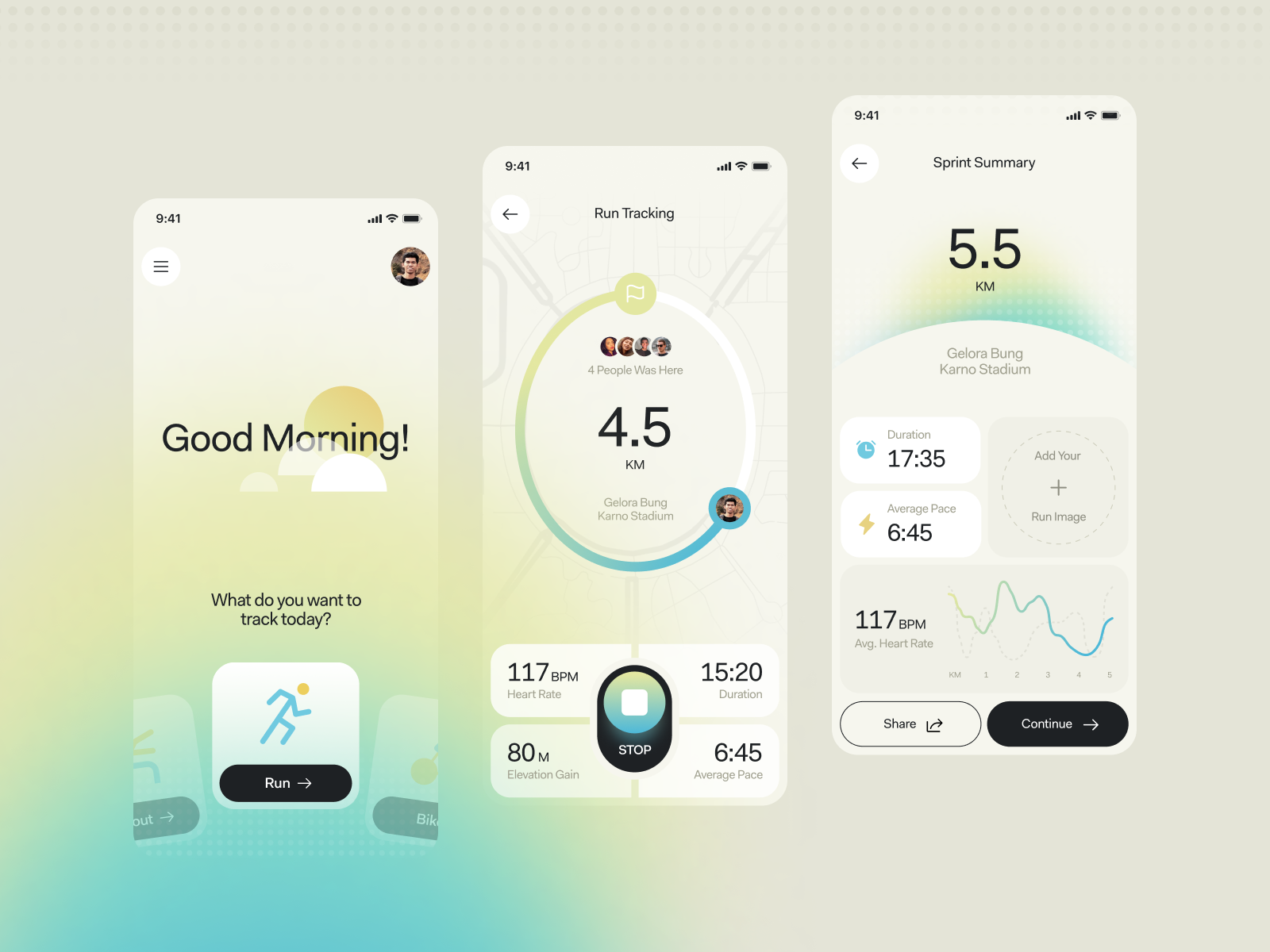 Sporter - Sport Tracker App by Chandra Mudha Mahendra for VanguardCX on ...