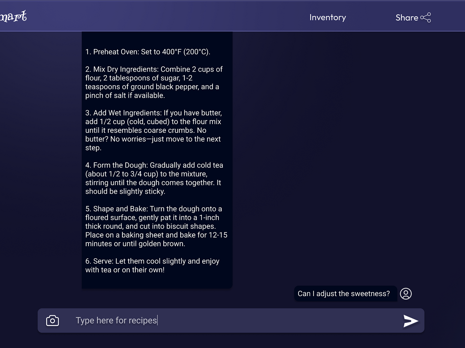 Smart Pantry: AI Recipe Wizard UI by Khushboo Jain on Dribbble