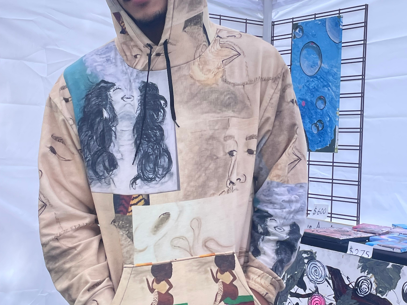 Printed art on clothes by Asha Jordan on Dribbble