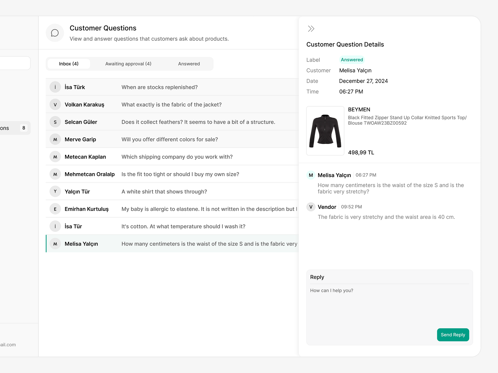 Customer Questions - Drawer Details by Selcan Güler on Dribbble