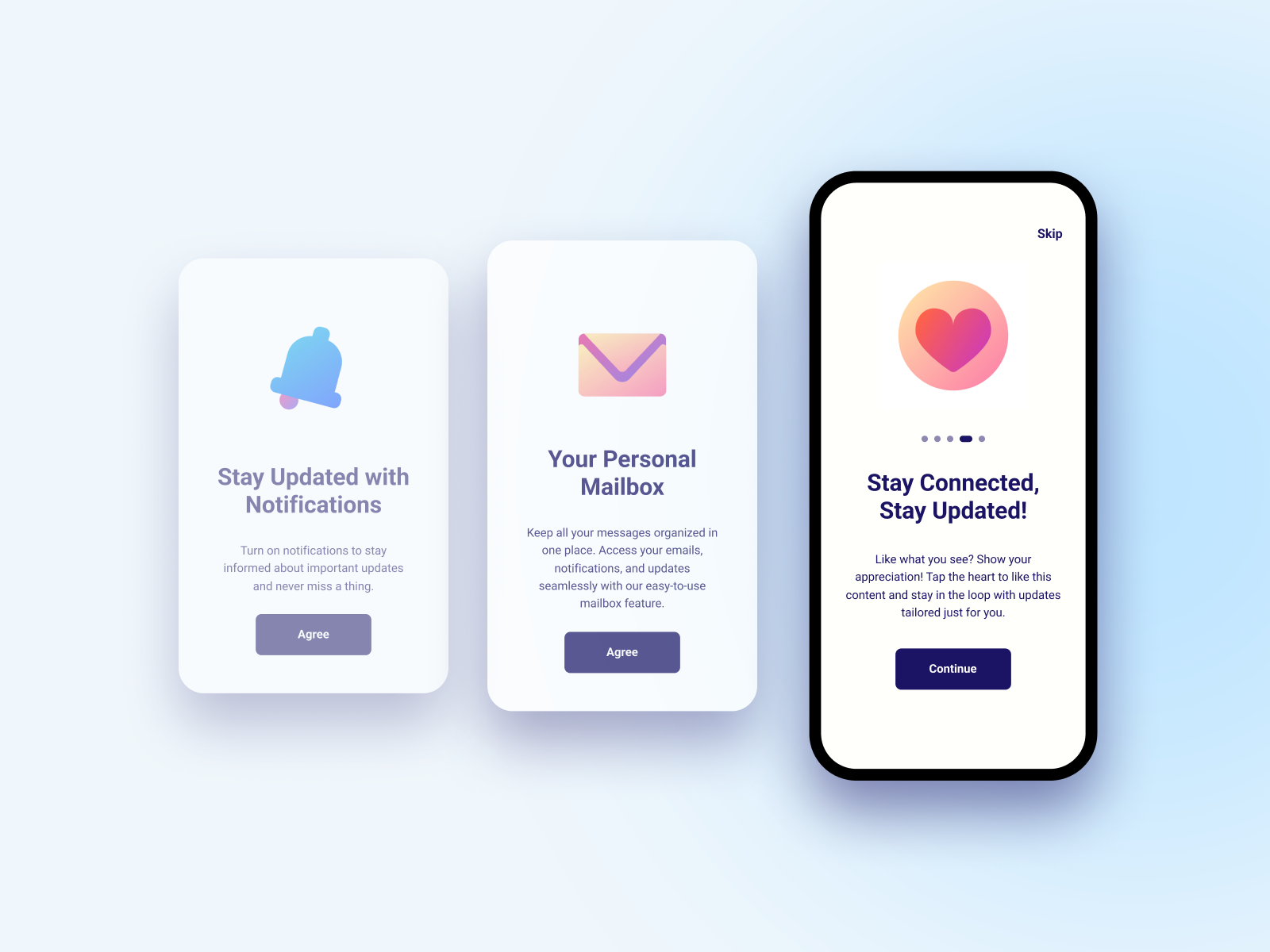 Onboarding Ui elements by MR. SALTY on Dribbble