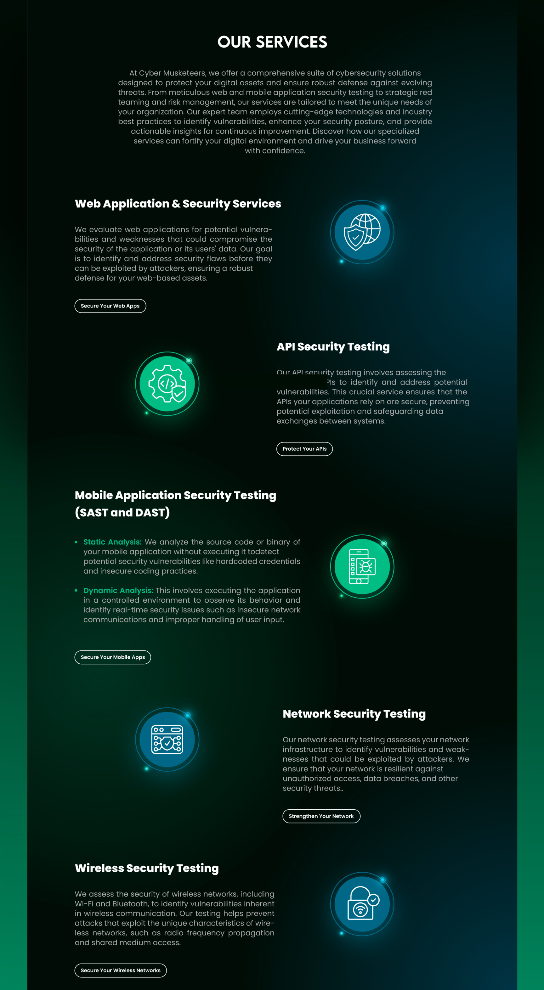 Website ui design Figma | Cyber Security Website design by Muneeb Arif ...