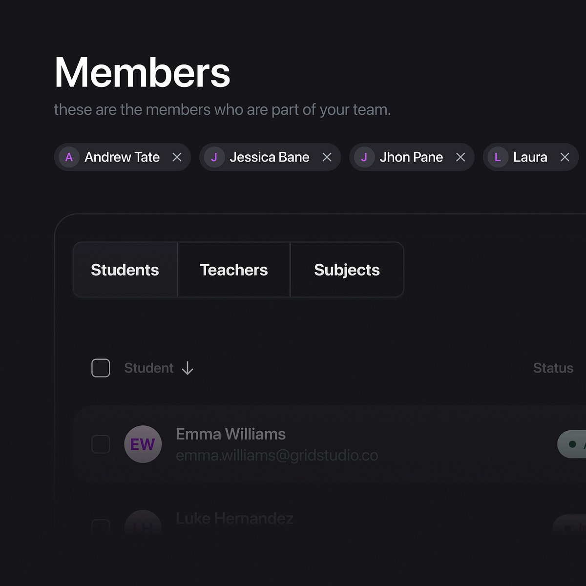 Tiny tags UI Component by Juan Buitrago on Dribbble