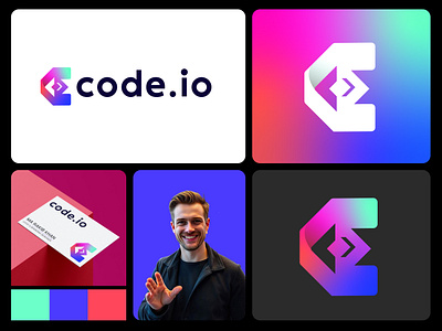 Brand Identity Code.io logo design by MA Rakib Khan for Proficient ...